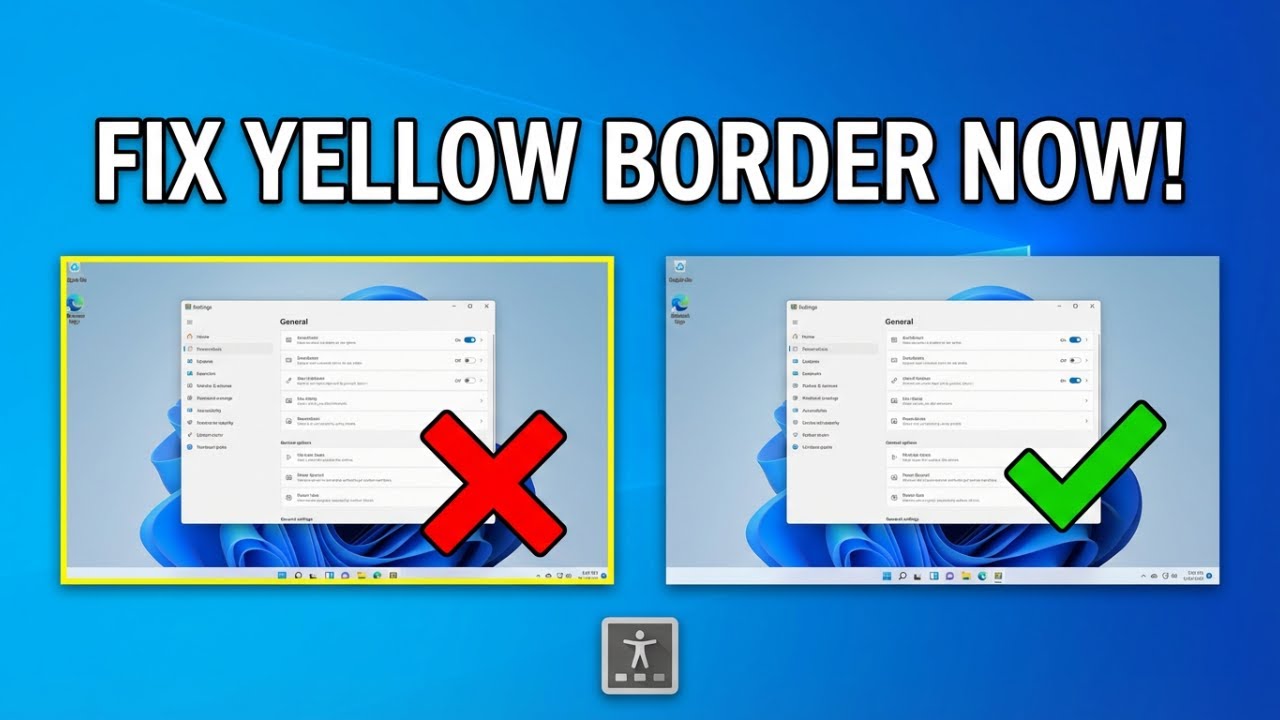 How to Fix Yellow Border on Screen in Windows 11 (Snipping Tool/OBS Fix ...