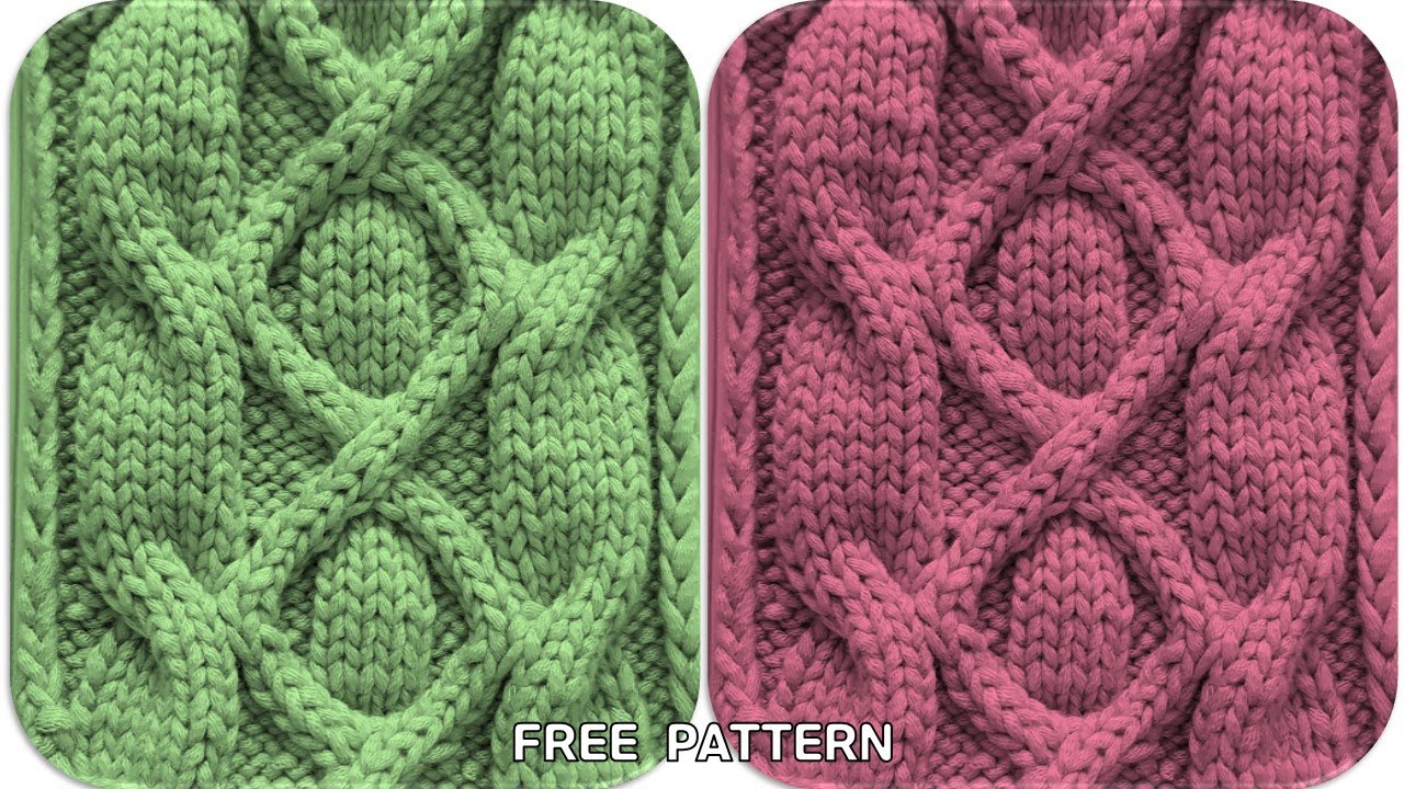 대바늘 손뜨개 쉽게 꽈배기 X 꽈배기 무늬 뜨기 무료 도안free Pattern매트가방스웨터 가디건 조끼