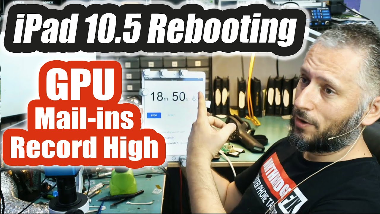 iPad pro 10.5 Repair Constantly reboots & Tons of Broken GPU Mail-in ...