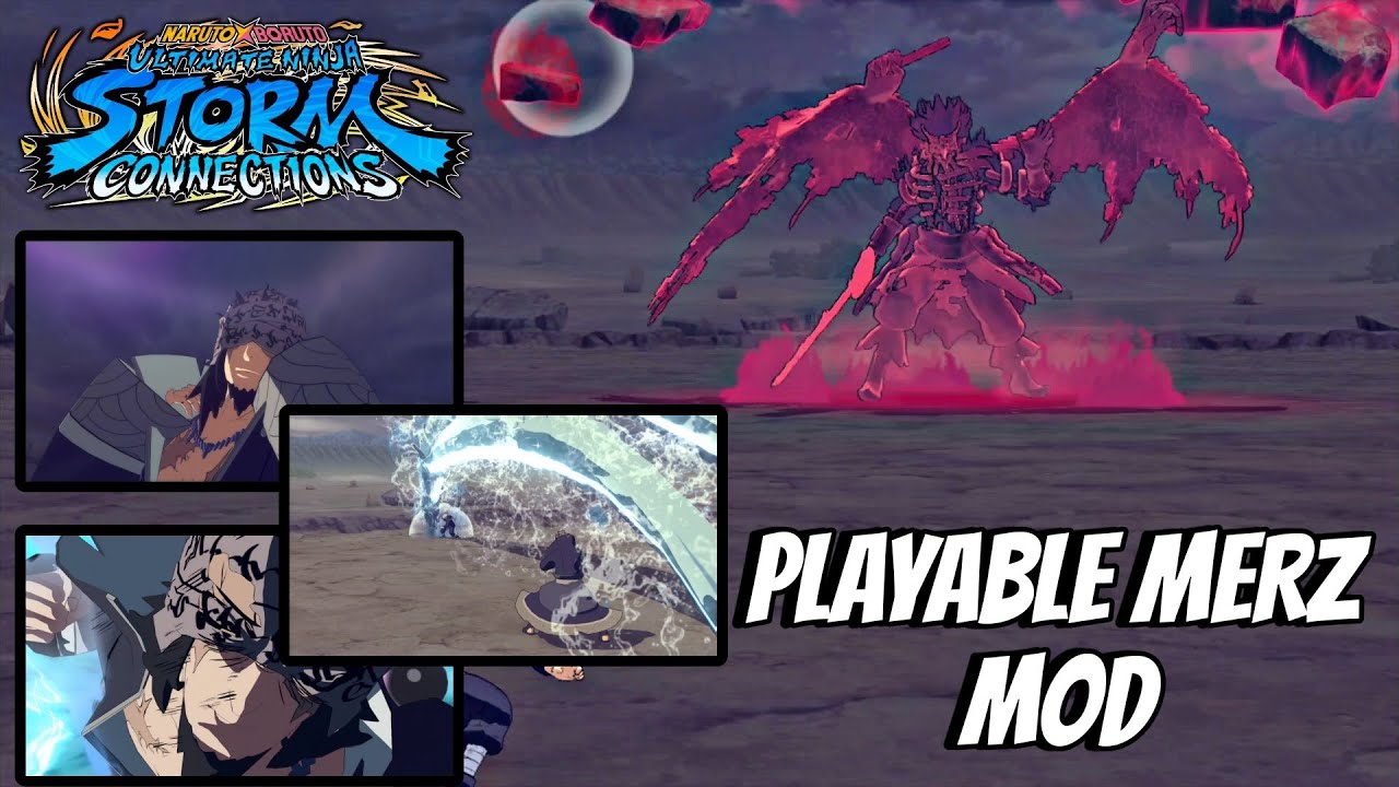 PLAYABLE MERZ MOD TEST - NARUTO STORM CONNECTIONS ANDROID GAMEPLAY ...