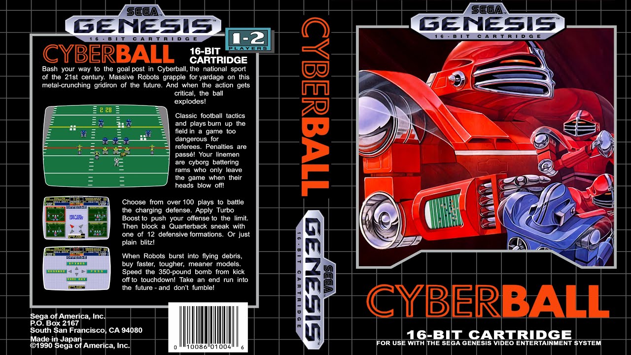 [SEGA Genesis/Mega Drive Music] Cyberball (Full Soundtrack + Game ...