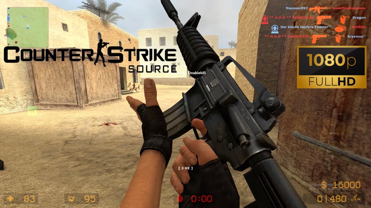 Counter-Strike: Source (2024) Multiplayer Gameplay on de_dust2 ...