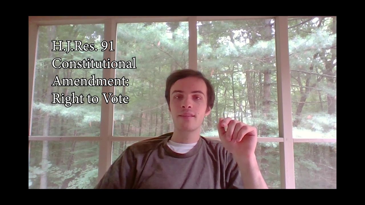 GovTrack A Bill A Minute: H.J.Res. 91: Constitutional Amendment: Right ...