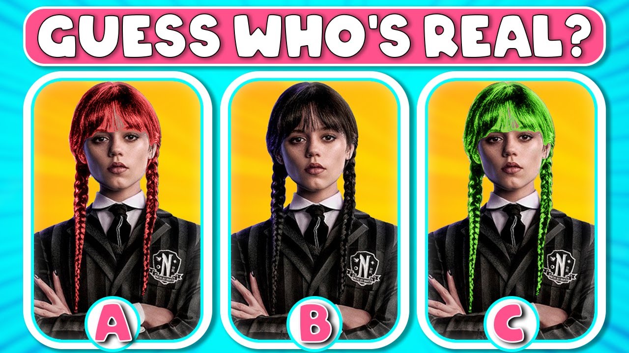 Guess The Real WEDNESDAY CHARACTERS - Part 4 | Wednesday Quiz #18 - YouTube