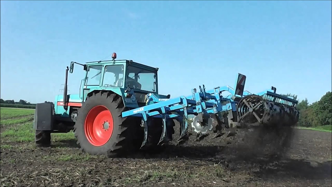 Eicher 3108 bei der Arbeit - YouTube