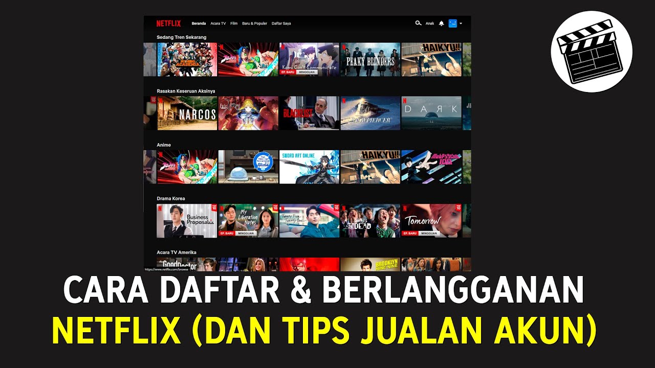 Cara Daftar & Berlangganan Netflix, Bayar Pakai E-Wallet GoPay / DANA ...