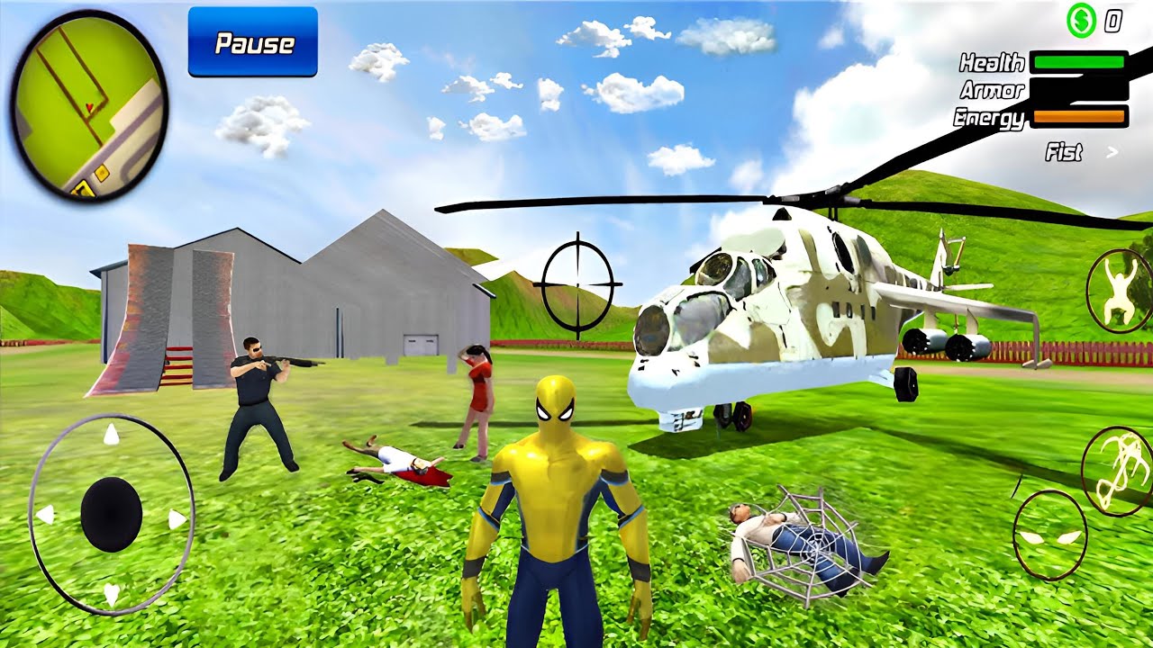 Super Spider Rope Hero Vice Town #5 Android Gameplay - YouTube