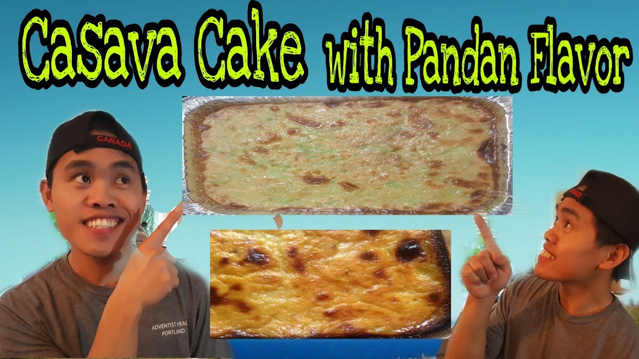 Casava Cake with Pandan Flavor #casavacake - YouTube
