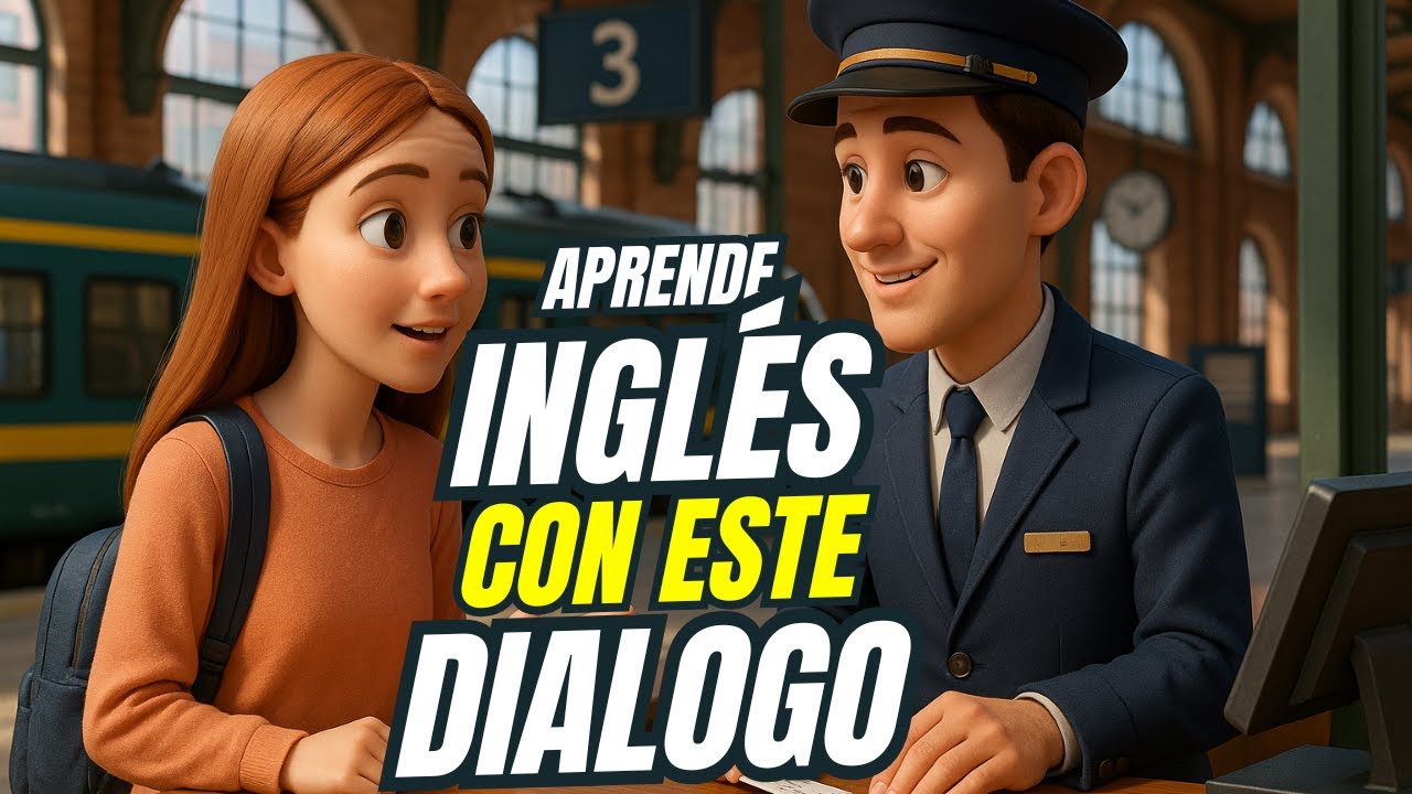 🚆 Aprende INGLÉS en la estación de tren | Diálogo real para VIAJAR ️ ...