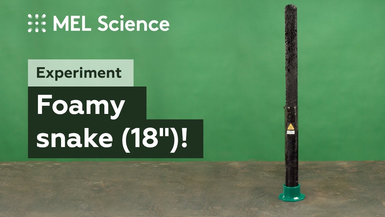 Experiment: How to make a huge foamy snake from sugar and sulfuric acid ...