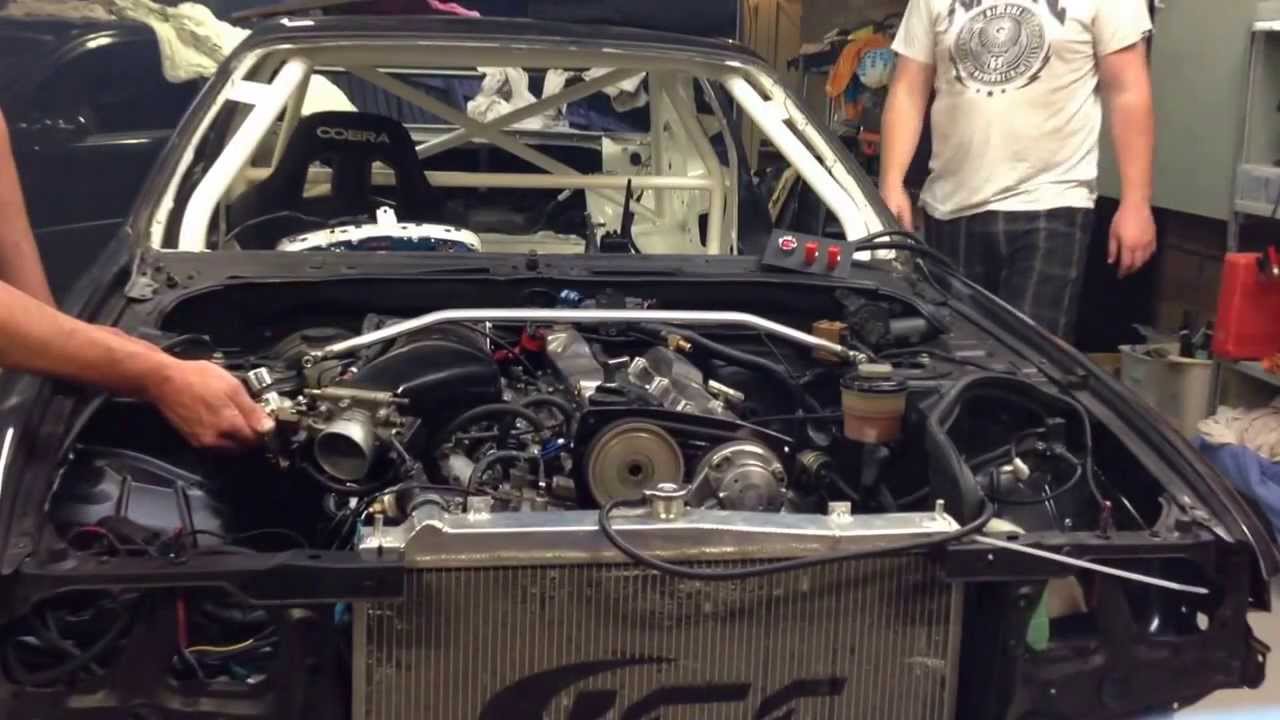 500bhp Custom RB30DET Turbo - first run! - YouTube