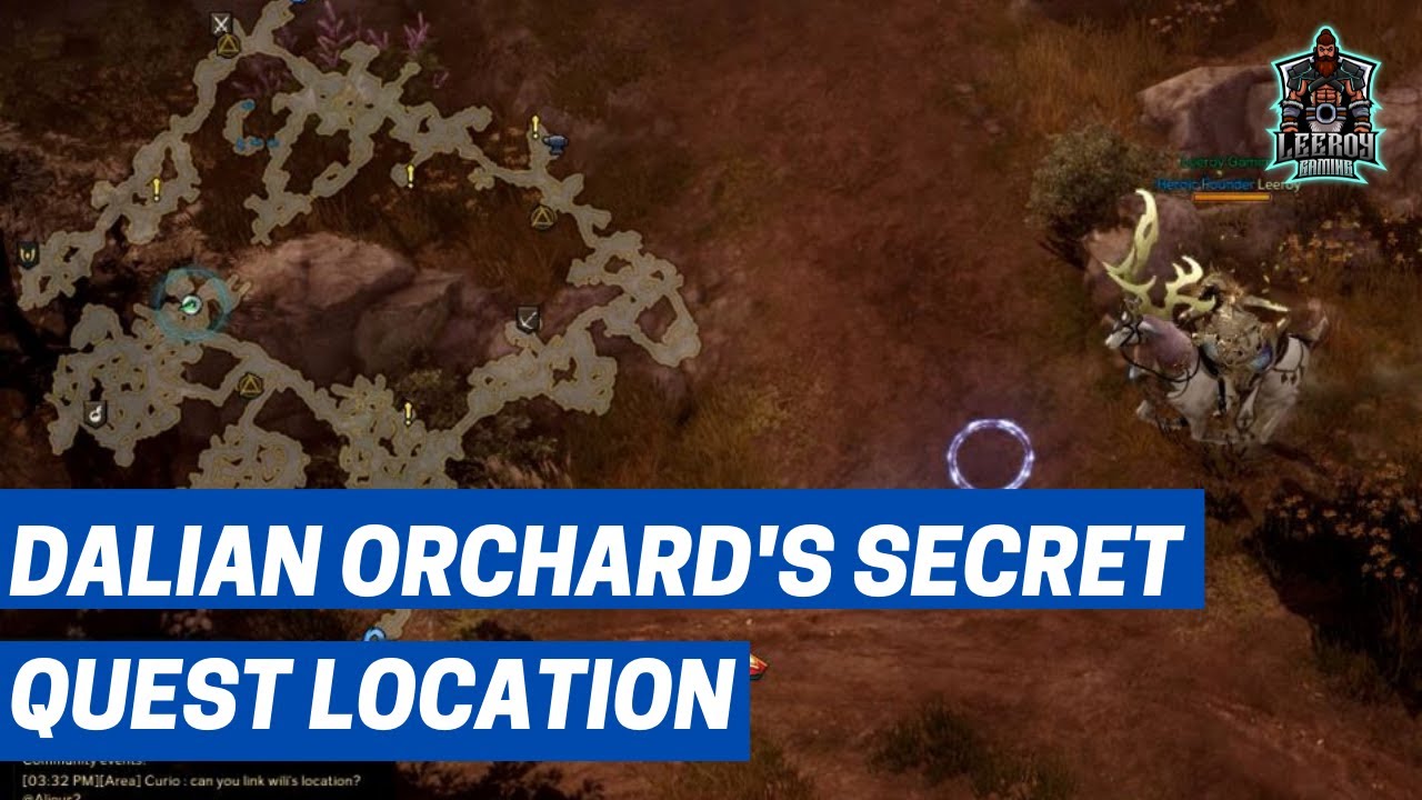 Lost Ark Dalian Orchards Secret Quest Location Guide - YouTube