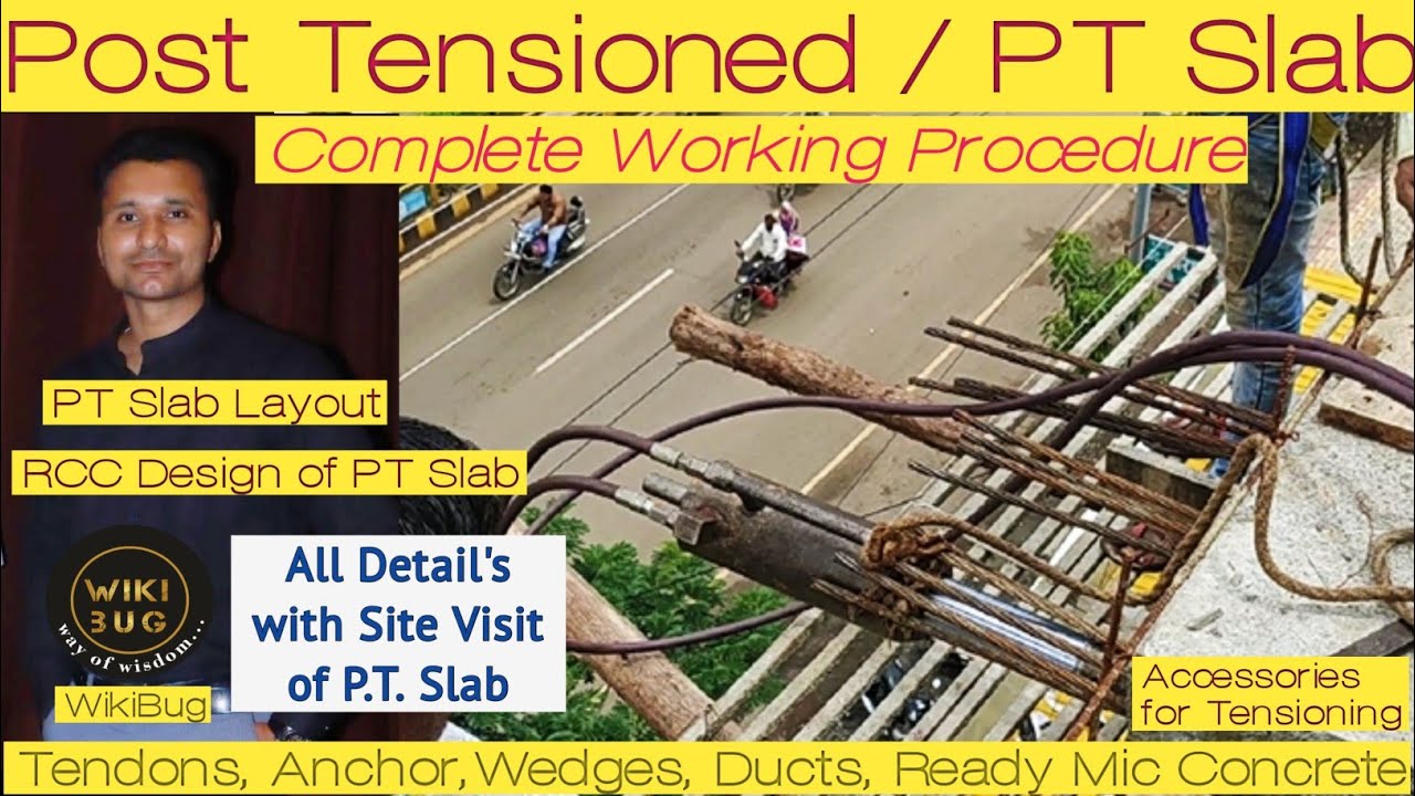 Procedure of Post Tension Slab construction| Sequence of PT slab ...