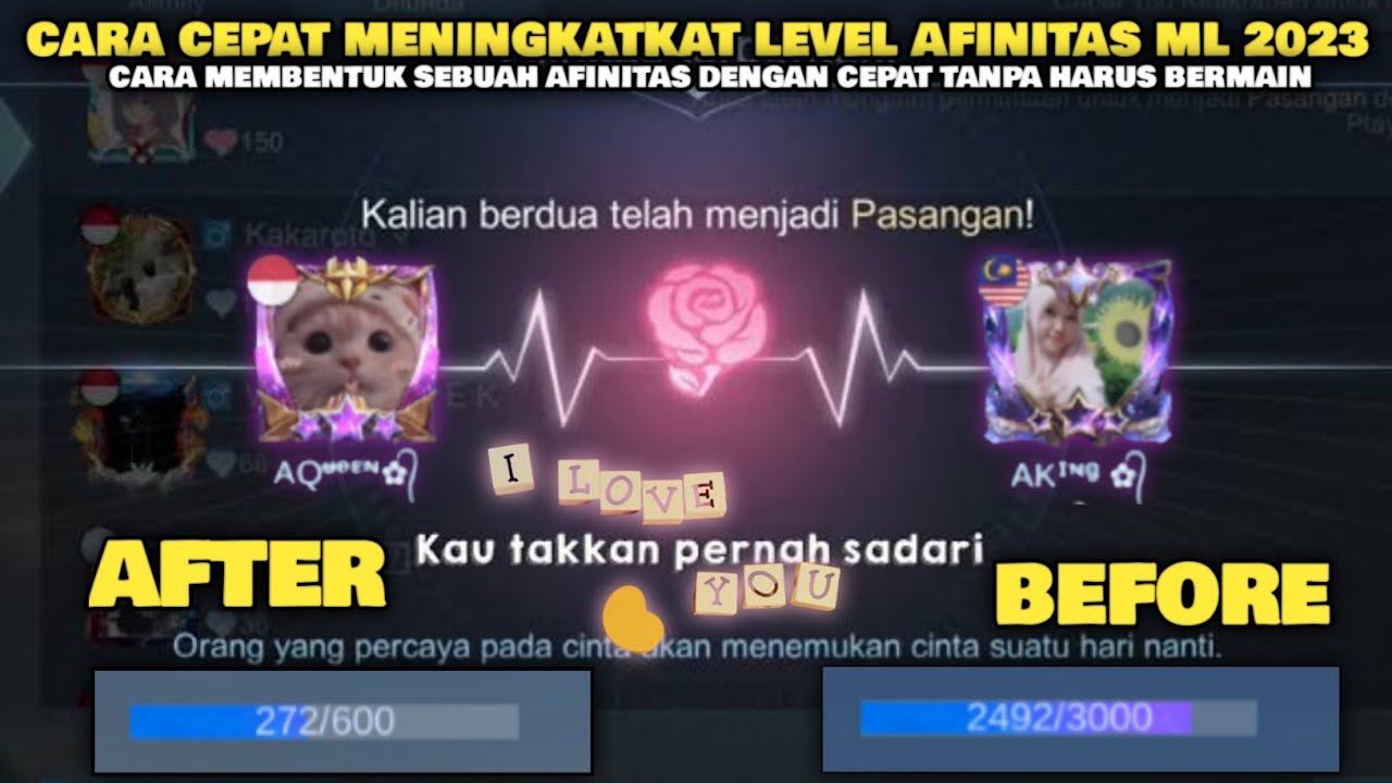 Cara Cepat Menaikin Level Affinity Mobile Legends / Cara Membentuk Affinity Mobile Legends - YouTube
