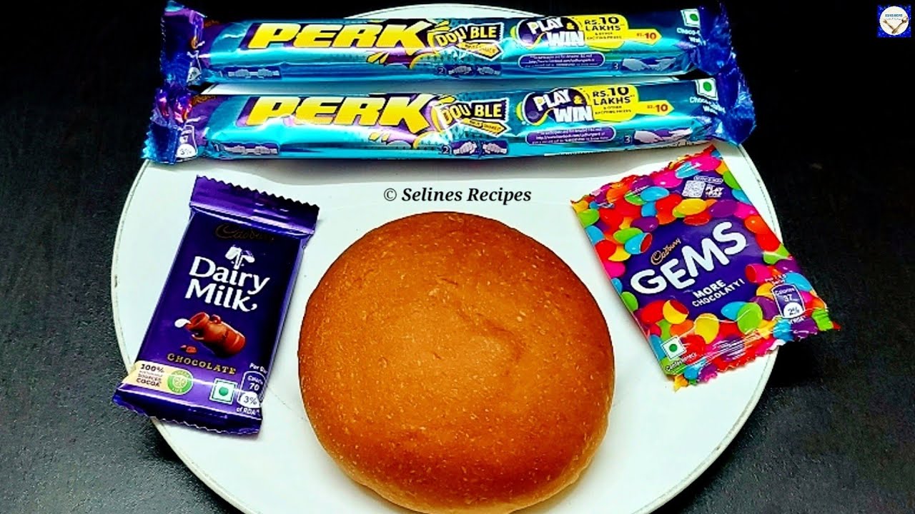 5 Minutes Snacks Recipe with Dairy milk ,Perk & Gems | Chocolate Pull ...