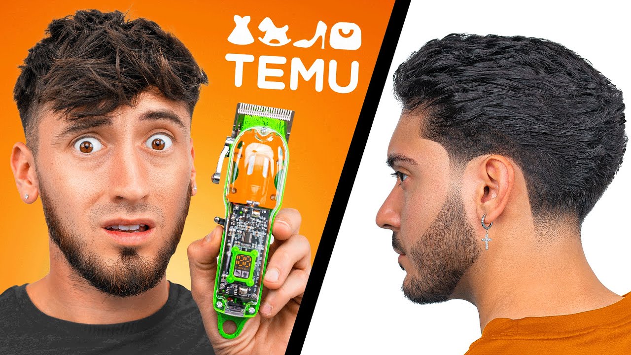I BOUGHT THE BEST BARBER KIT ON TEMU! - YouTube