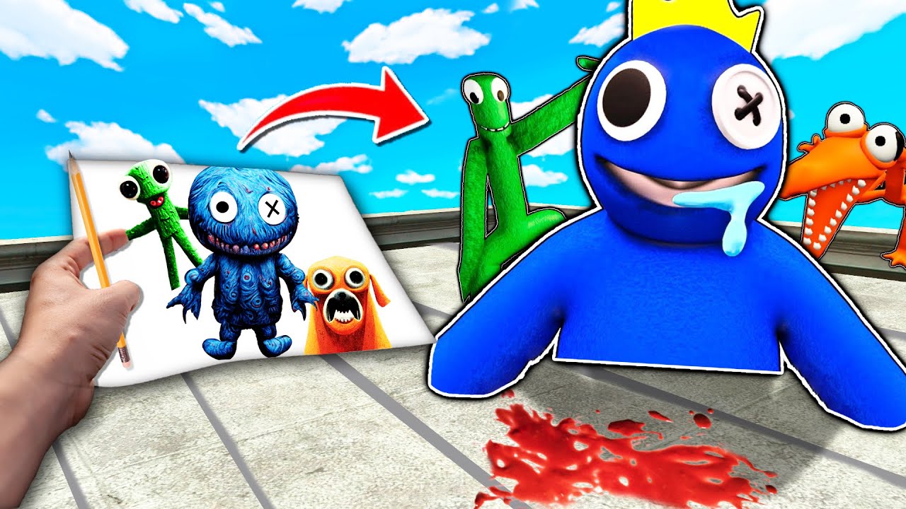 Do Not Draw RAINBOW FRIENDS in Gmod... (Garry's Mod Nextbot) - YouTube