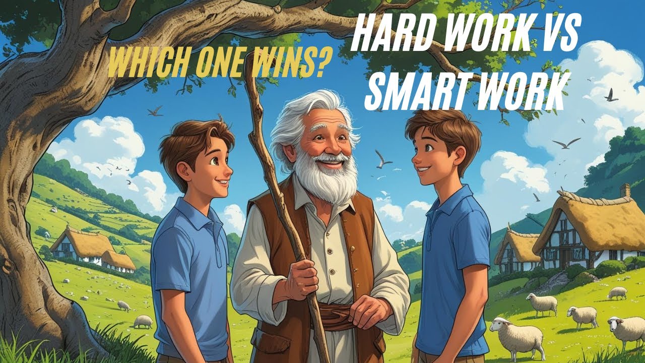 Which One Wins? Hard Work vs Smart Work – Eye-Opening English Story - YouTube