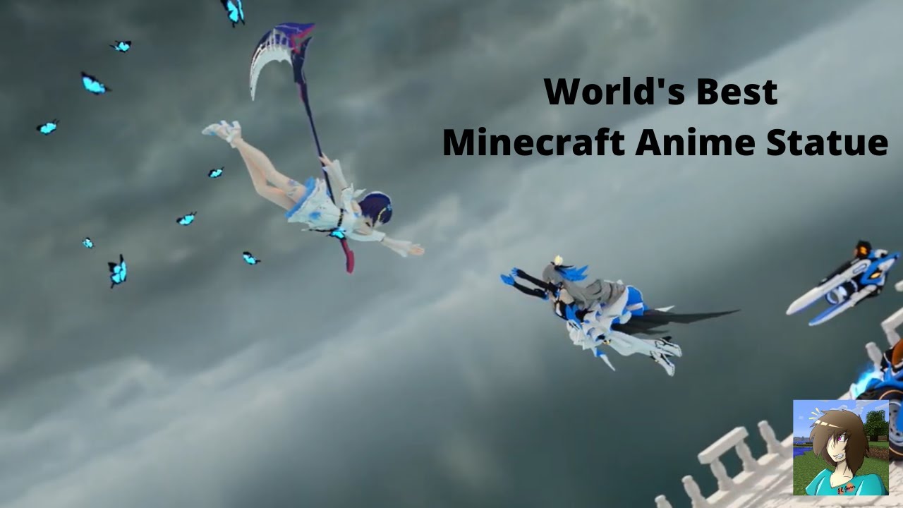 Minecraft World's Best Anime Girls Statue - YouTube