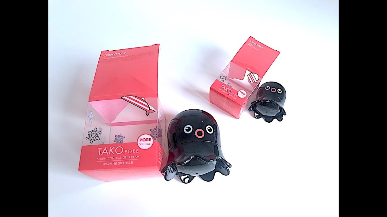 IHERB: Tony Moly, Tako Pore, Blackhead Scrub Stick & Sebum Control Gel ...