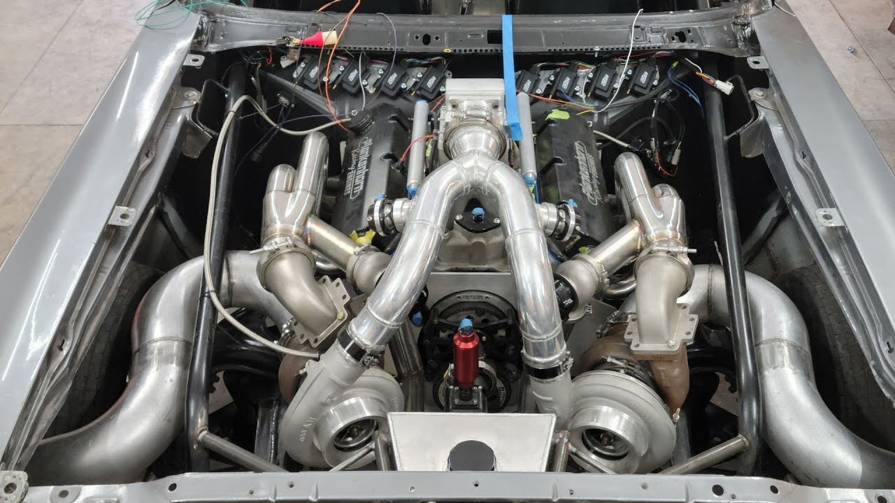 70 Chevelle twin turbo build update!!!!! - YouTube