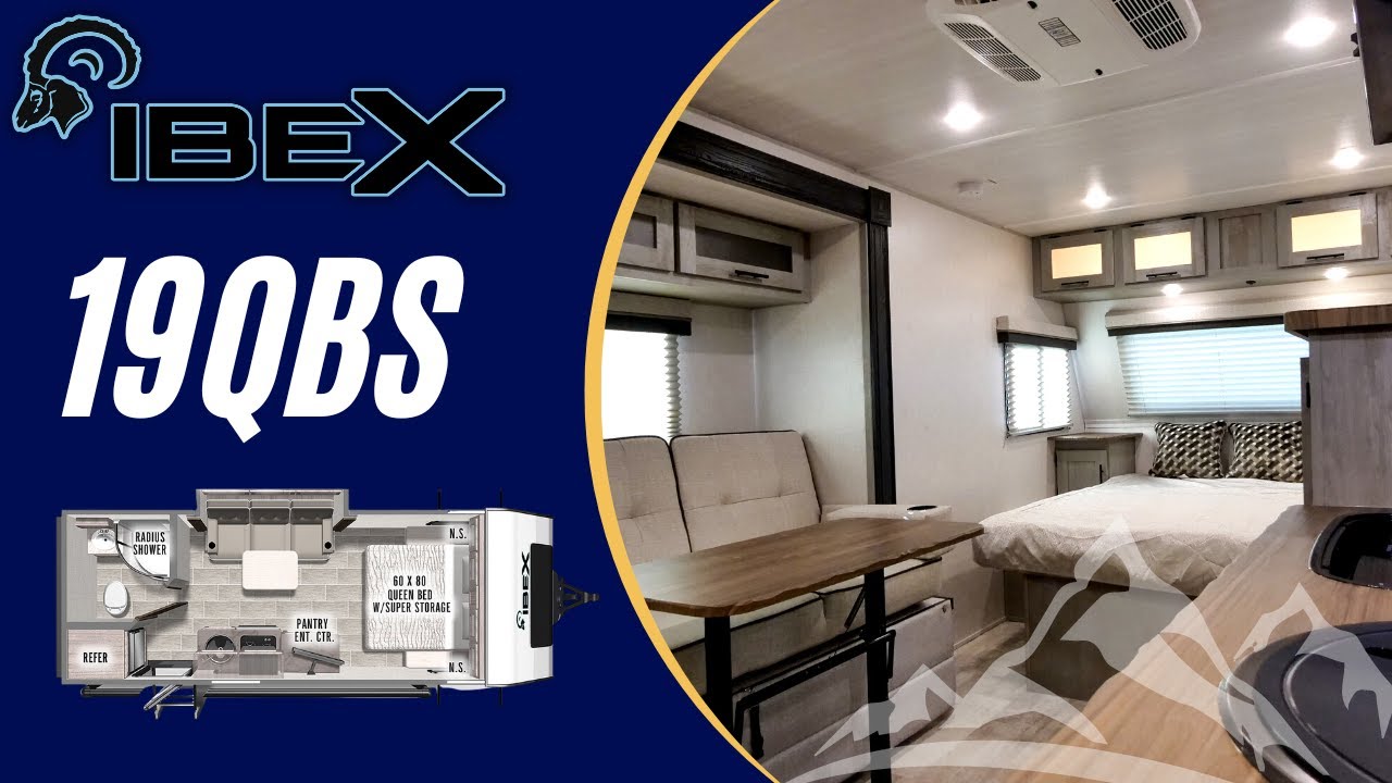 Tour the 2023 IBEX 19QBS Travel Trailer by Forest River - YouTube