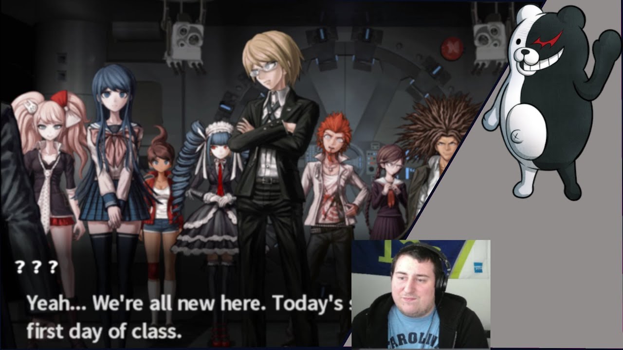 GET TO KNOW THE CAST Danganronpa Trigger Happy Havoc Ep 1. - YouTube