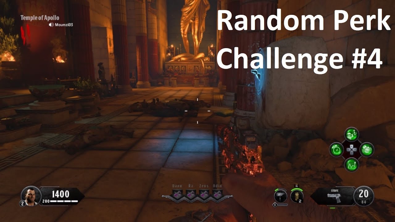 Random perk challenge in Call of duty Black ops 4 Zombies !!! (Ancient ...