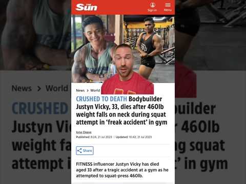 Bodybuilder Justyn Vicky Dies Lifting