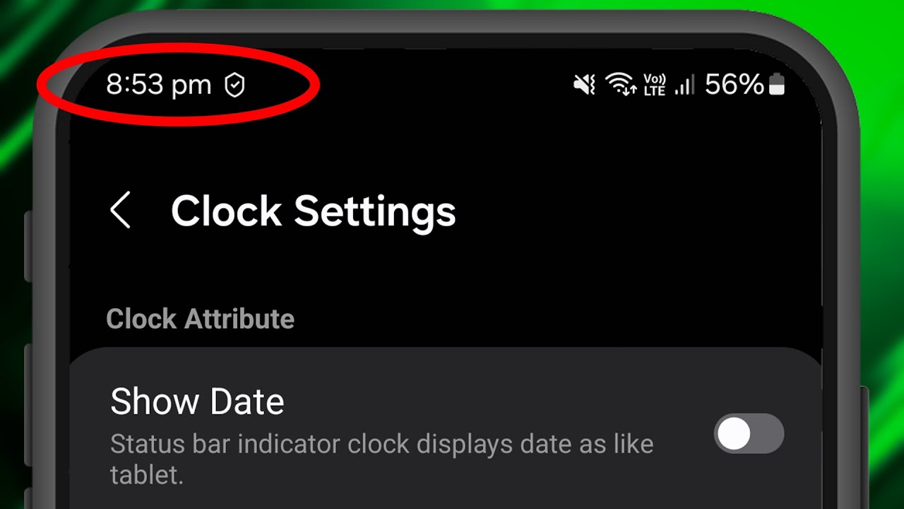 How To Show AM PM On Samsung - YouTube