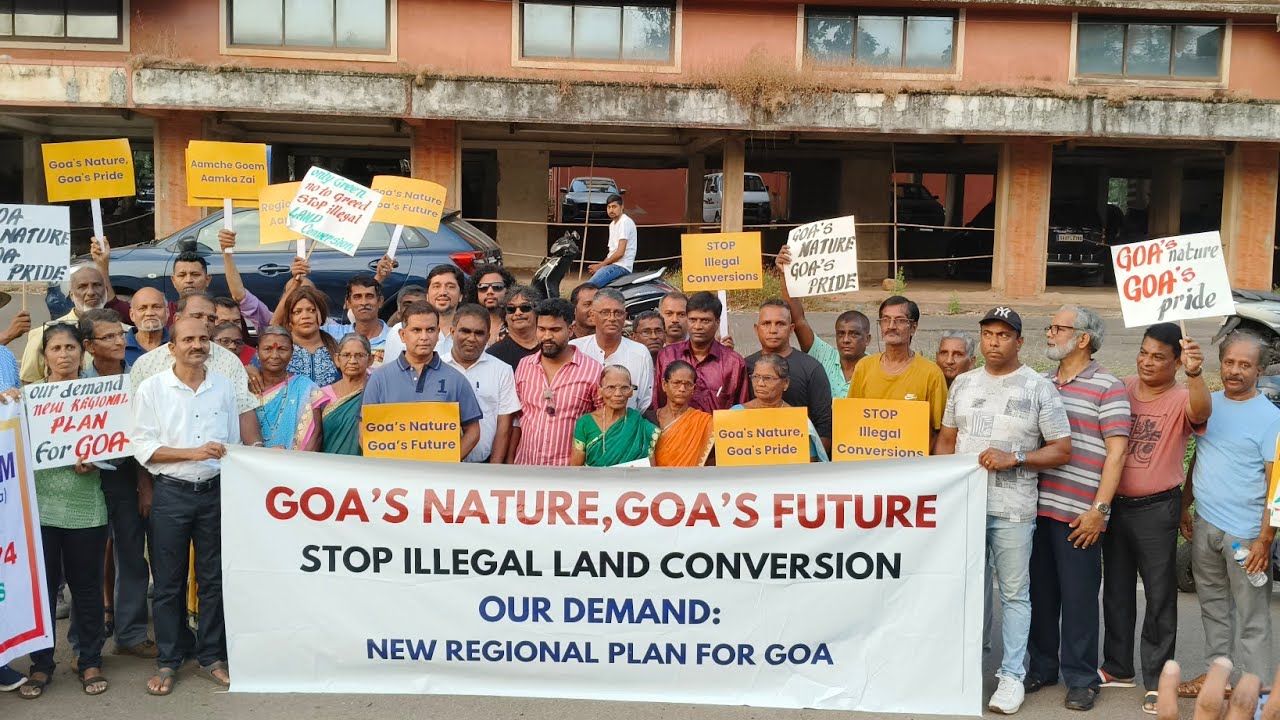 Goemkar demands NEW REGIONAL PLAN to STOP THE DESTRUCTION in Goa - YouTube