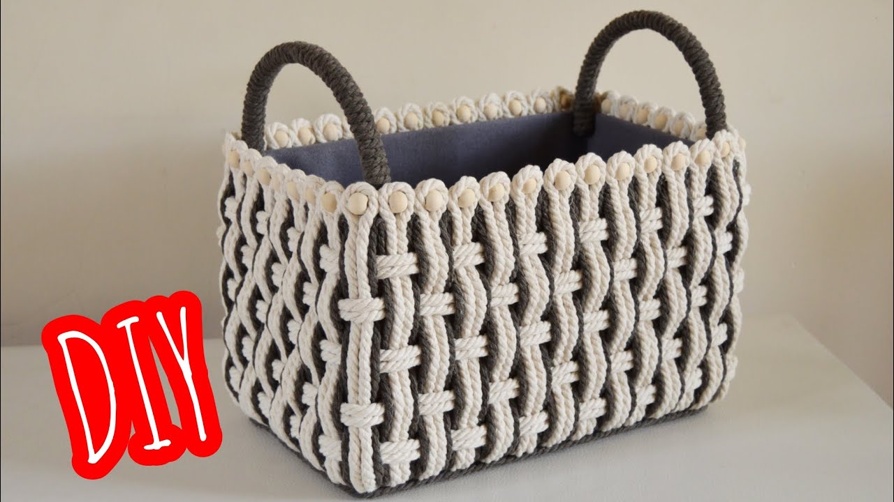 storage box idea with ropes 🤩 |DIY | joyful crafting idea - YouTube