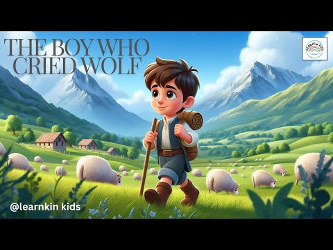 "The Boy Who Cried Wolf - Animated Story for Children" @LearnKin_Kids ...