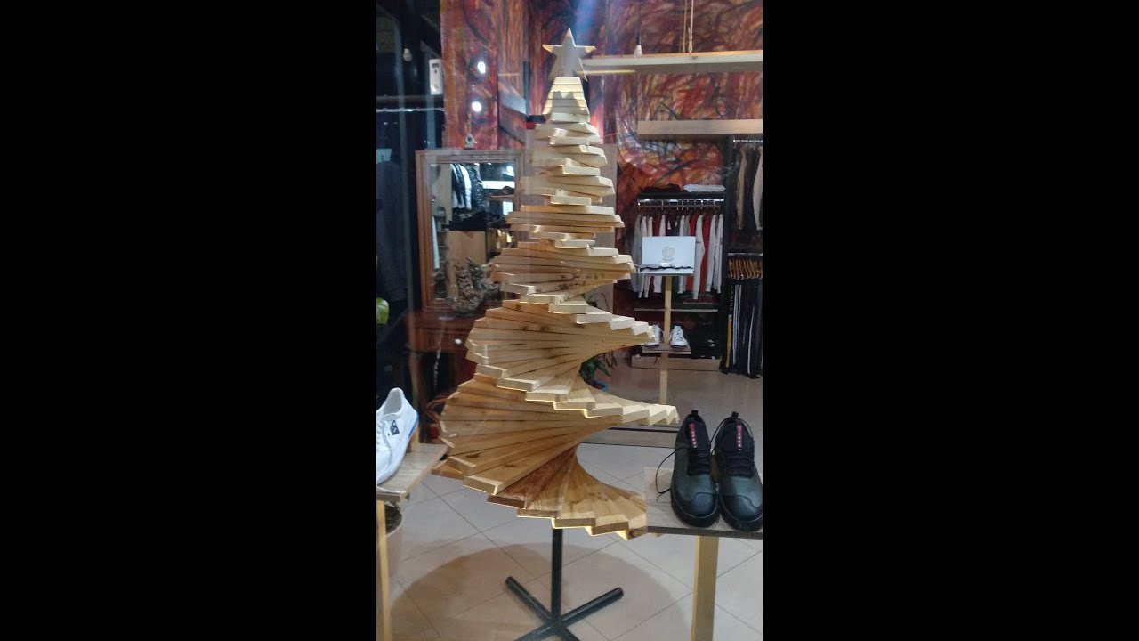 DIY Wooden Christmas Tree - How to - YouTube