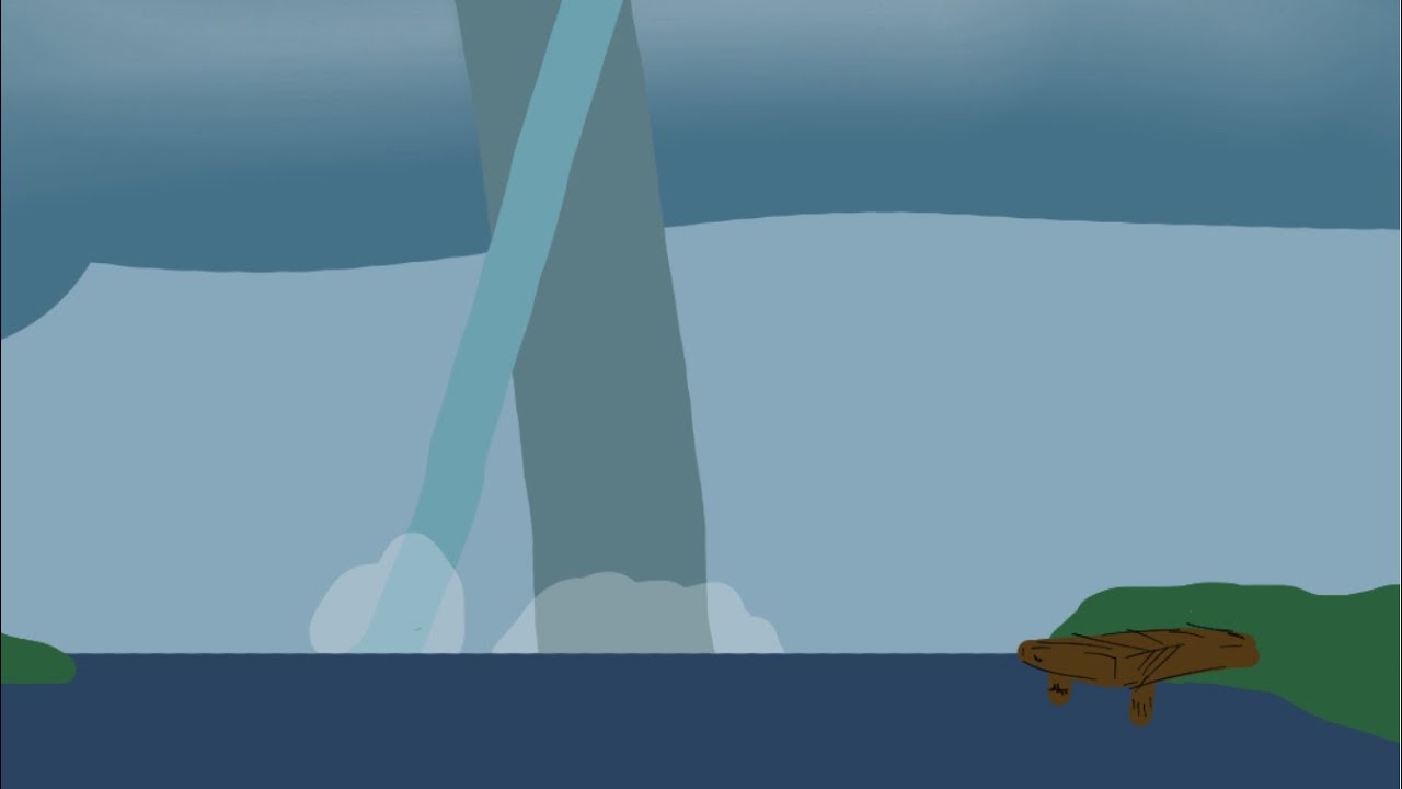 Waterspout animation #flipaclip #tornado - YouTube