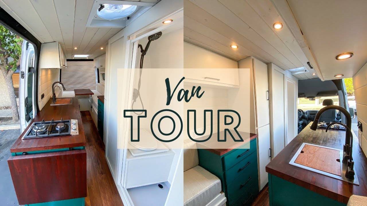 VAN TOUR | Cozy home on wheels built for a travel nurse - YouTube