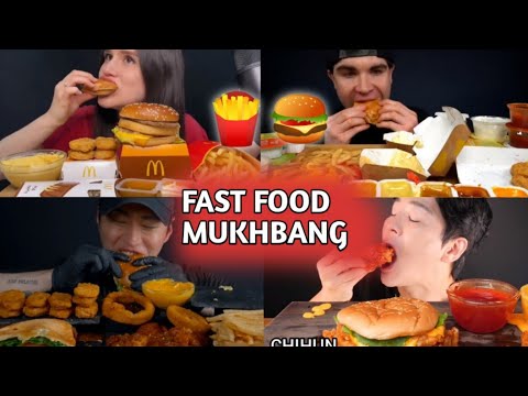 #Fast Food mukhbang video.#Chihun, zulfia asmr, magic Mikey, Zach choi ...
