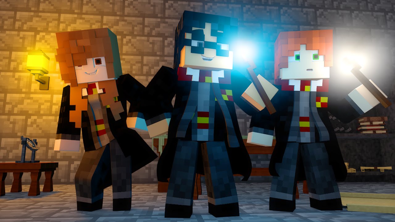 Minecraft: Harry Potter - O Filme !! (Build Battle) - YouTube