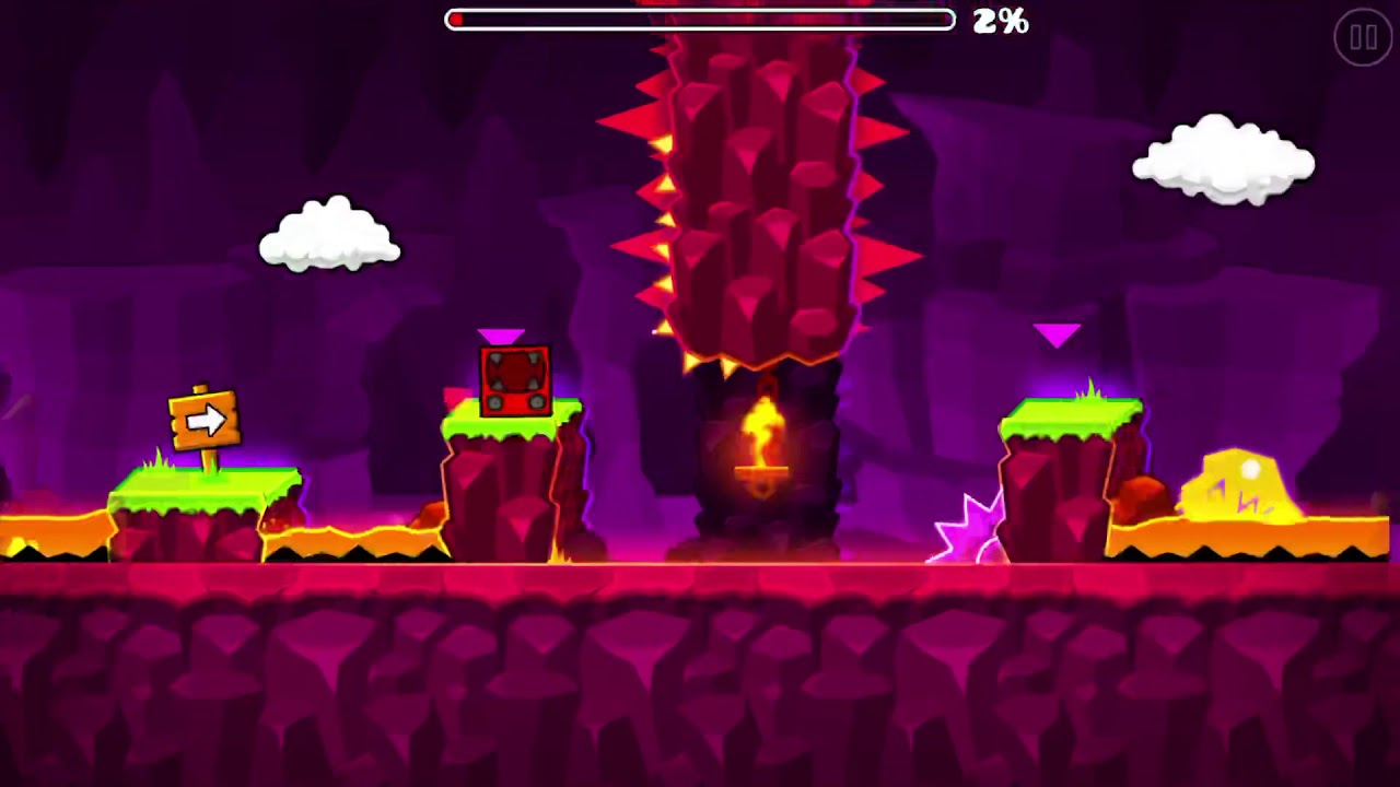 Me Playing Finger Dash (Geometry Dash Full Version) - YouTube
