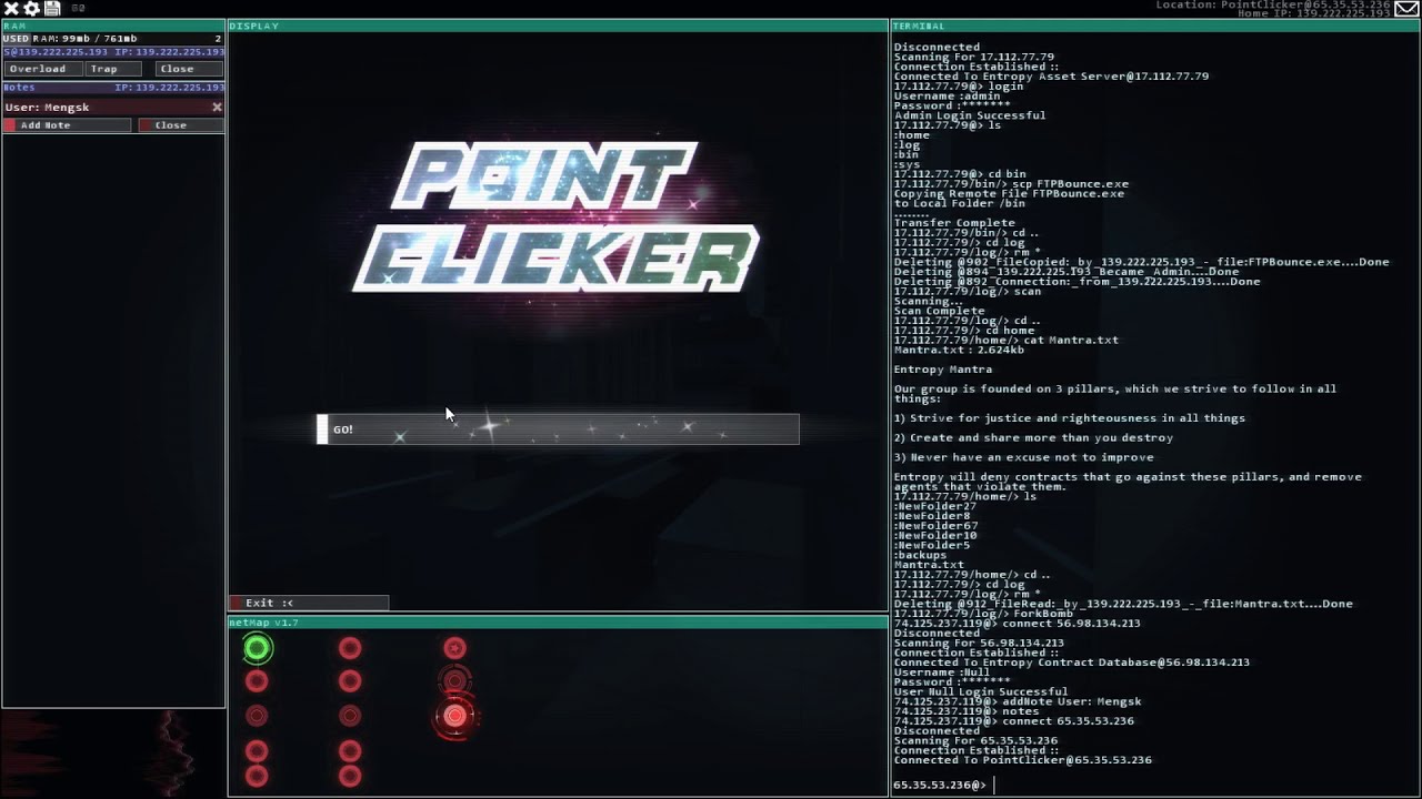 Hacknet - Full Playthrough No Commentary - YouTube