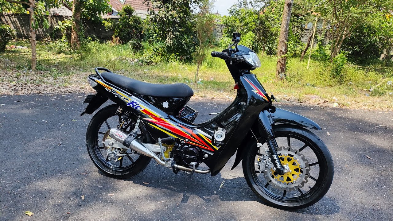 Review Supra 100 Bapak Simple dana pelajar Modif Supra Fit - YouTube