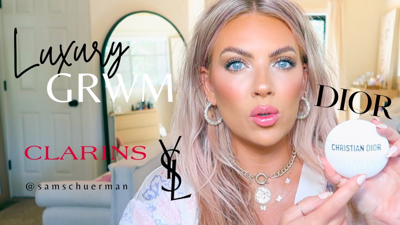 Luxury Makeup GRWM | Dior Unboxing, YSL & More - YouTube