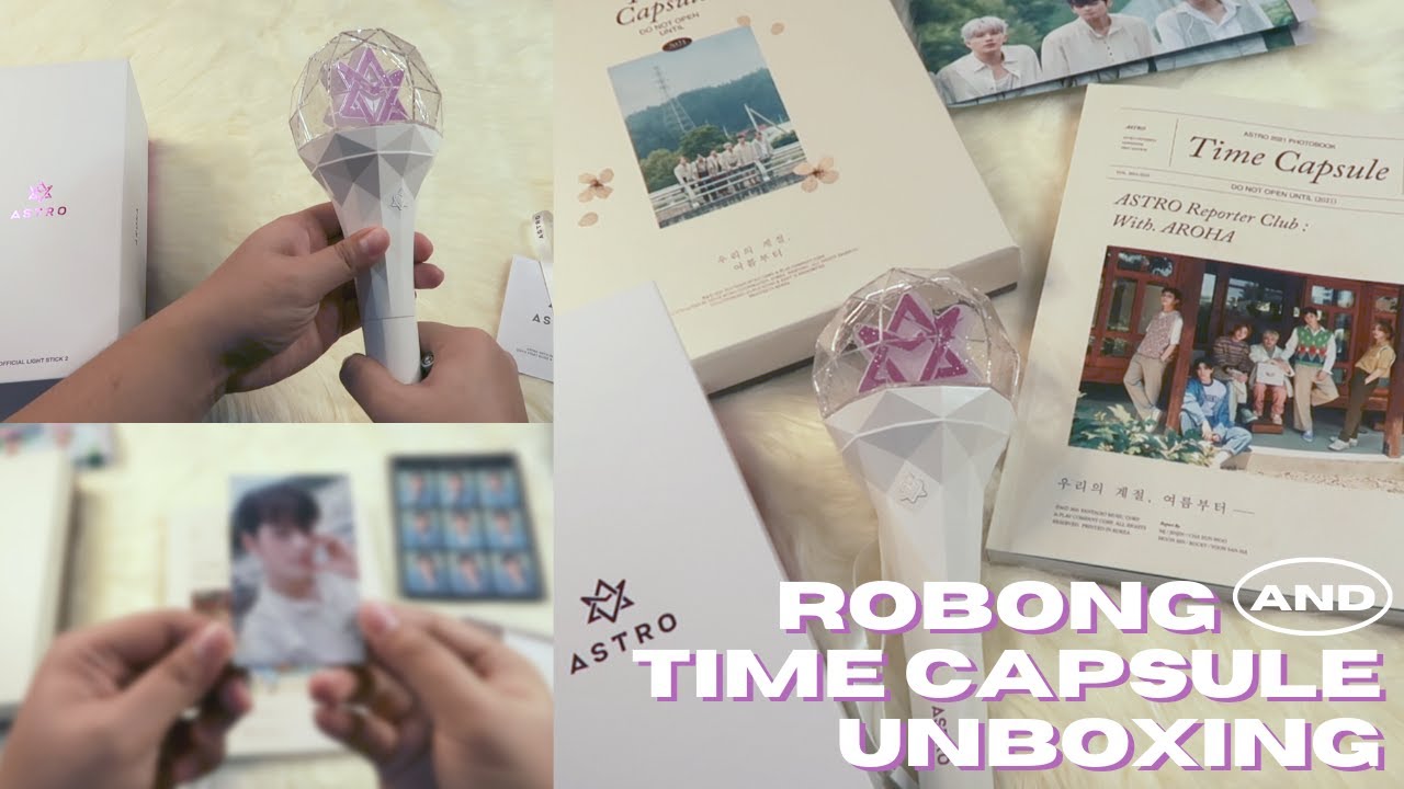 ASTRO 아스트로 Robong and Time Capsule Unboxing - YouTube