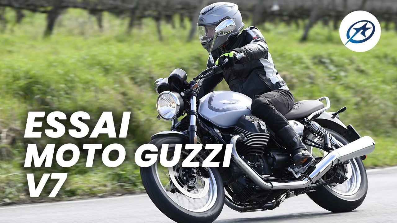 Essai Moto Guzzi V7 (2021) - YouTube