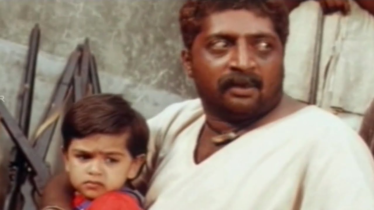 Anthapuram Movie || Soundarya Worried about Her Son Playing with Bombs ...