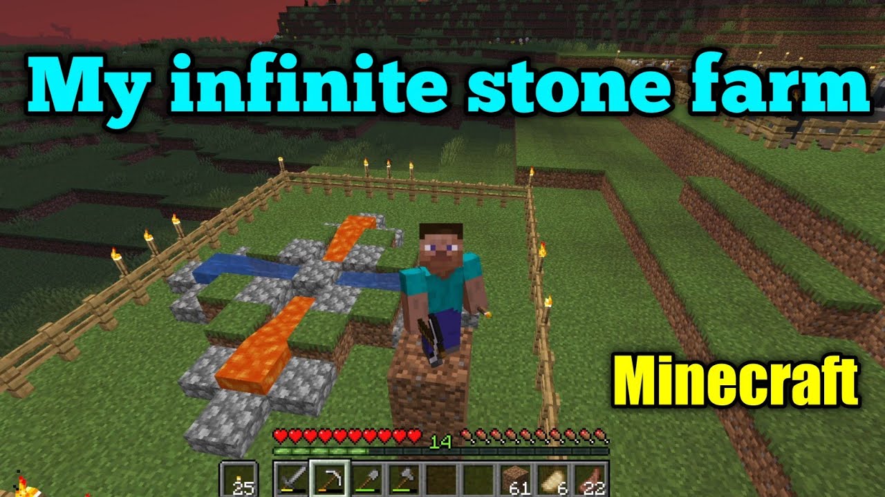 Infinite Stone Farm part 1 || Minecraft - YouTube