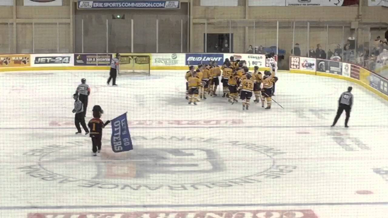 Erie Otters win Hamilton Spectator Trophy - YouTube