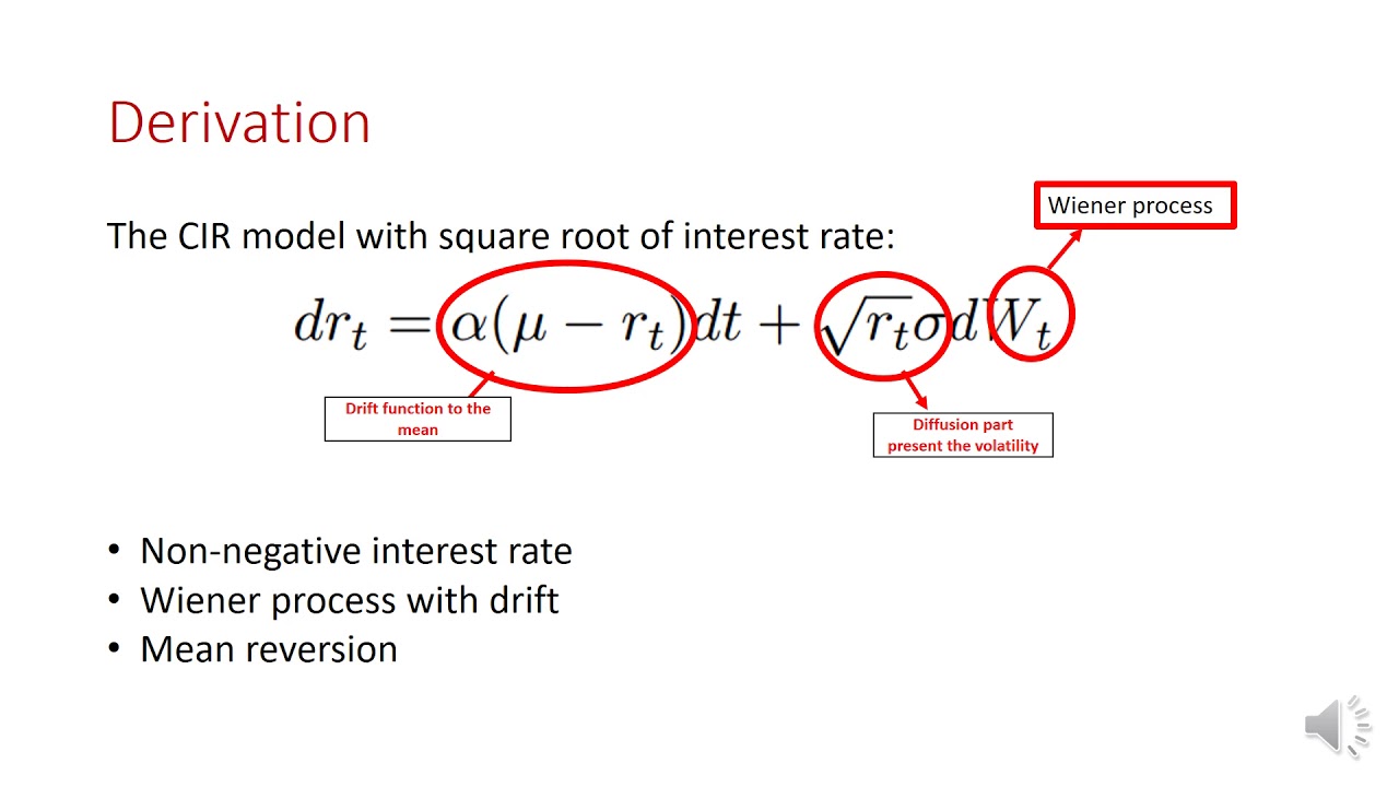 Maximum likelihood estimation for Cox-Ingersoll-Rose model - YouTube