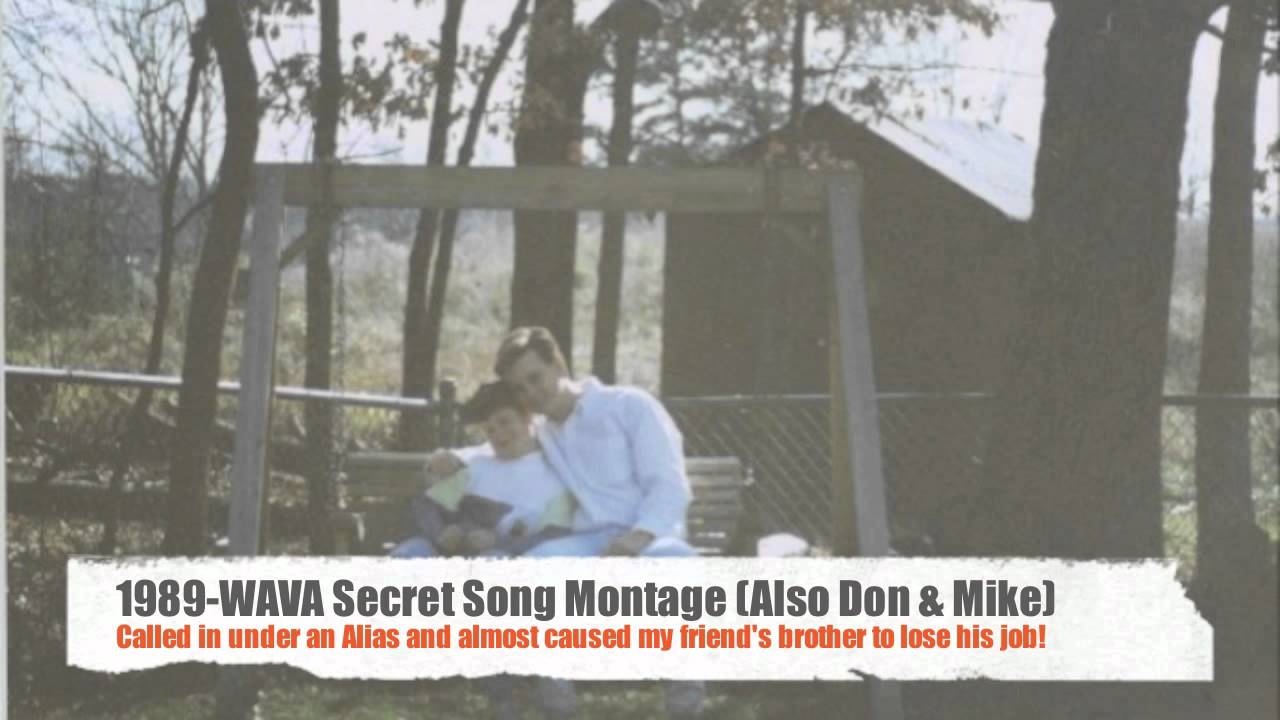 1989: Greg on WAVA 105.1fm Secret Song Montage & Don and Mike Show - YouTube