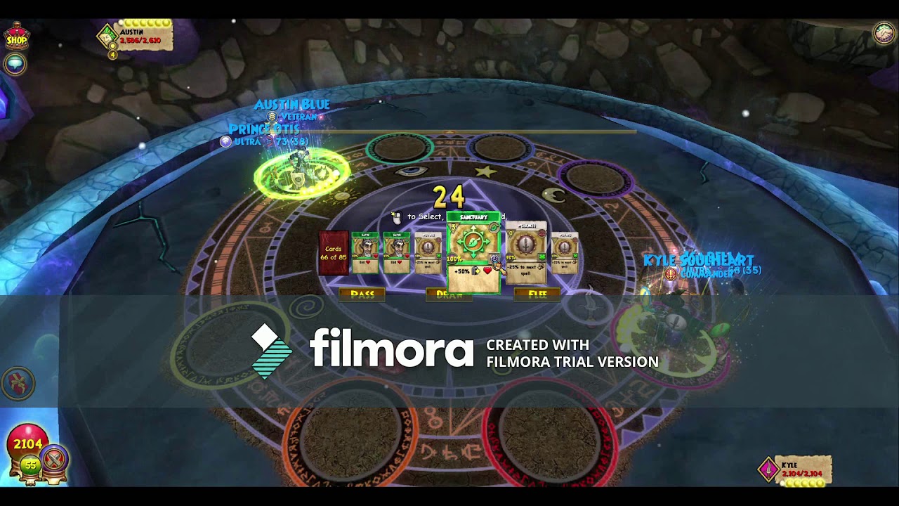 Wizard101 MasterLifePvP- Enfeeble grands :) - YouTube